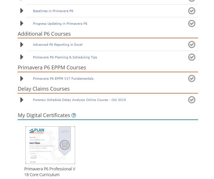 Plan Academy's digital certificates explained | Plan Academy Support